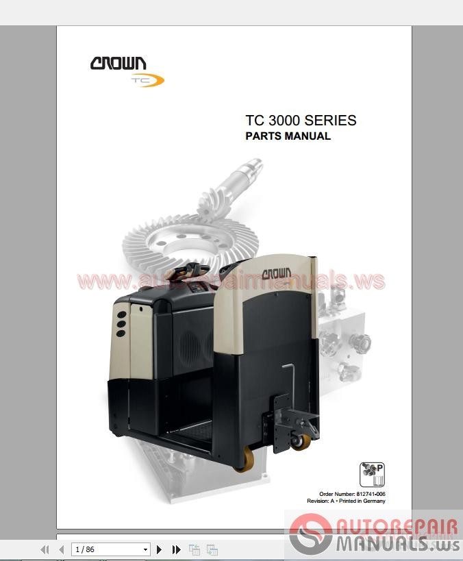 Crown Spare Parts-Manuals