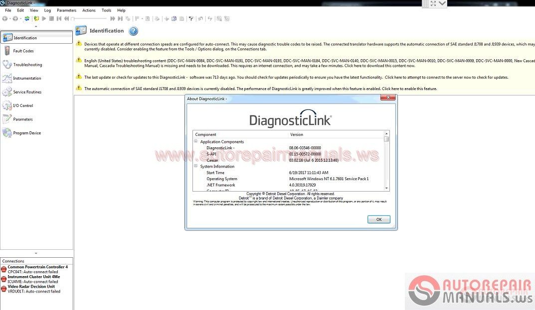 Detroit Diesel Diagnostic Link (DDDL) v8.06 [2016] English How To ...