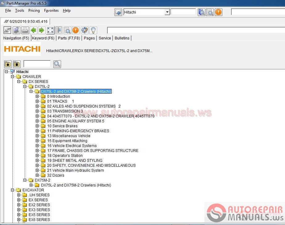 HITACHI PartsManagerPRO v5.6.6 [03.2016] How To Install Setting Guide