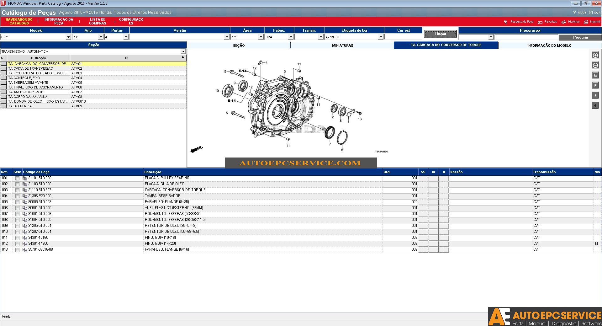 Honda EPC Brazil Region [08.2016]
