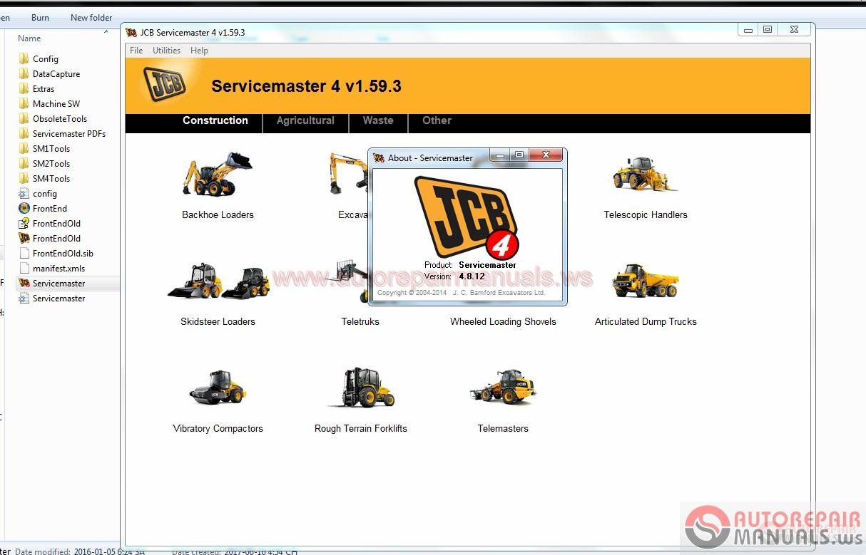 JCB ServiceMaster 4 v1.59.3 [06.2017] How To Install Setting Guide
