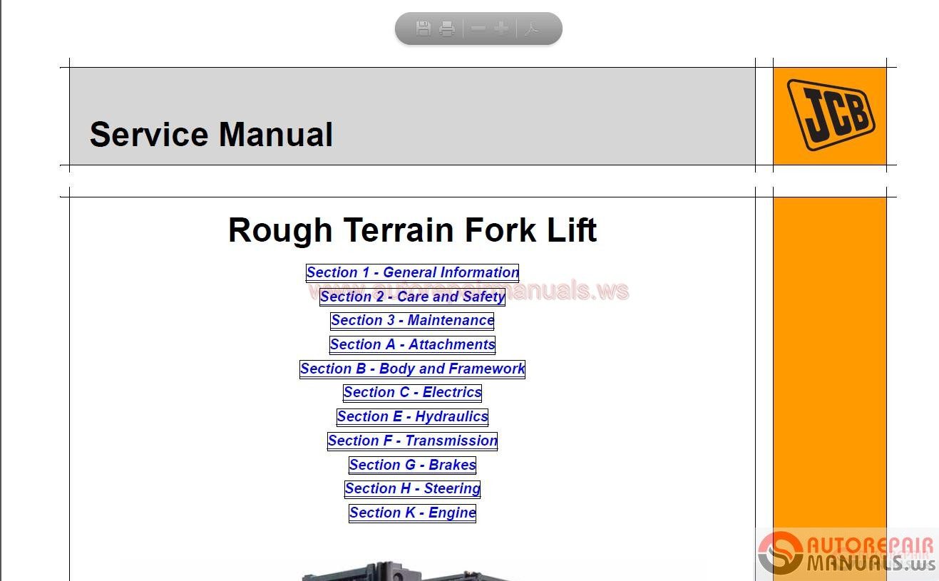 JCB Service Manual Program 01.2017 SPP 1.18