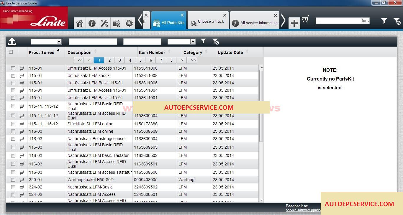 Linde Service Guide v4.6.3 [12.2015] English How To Install Setting Guide