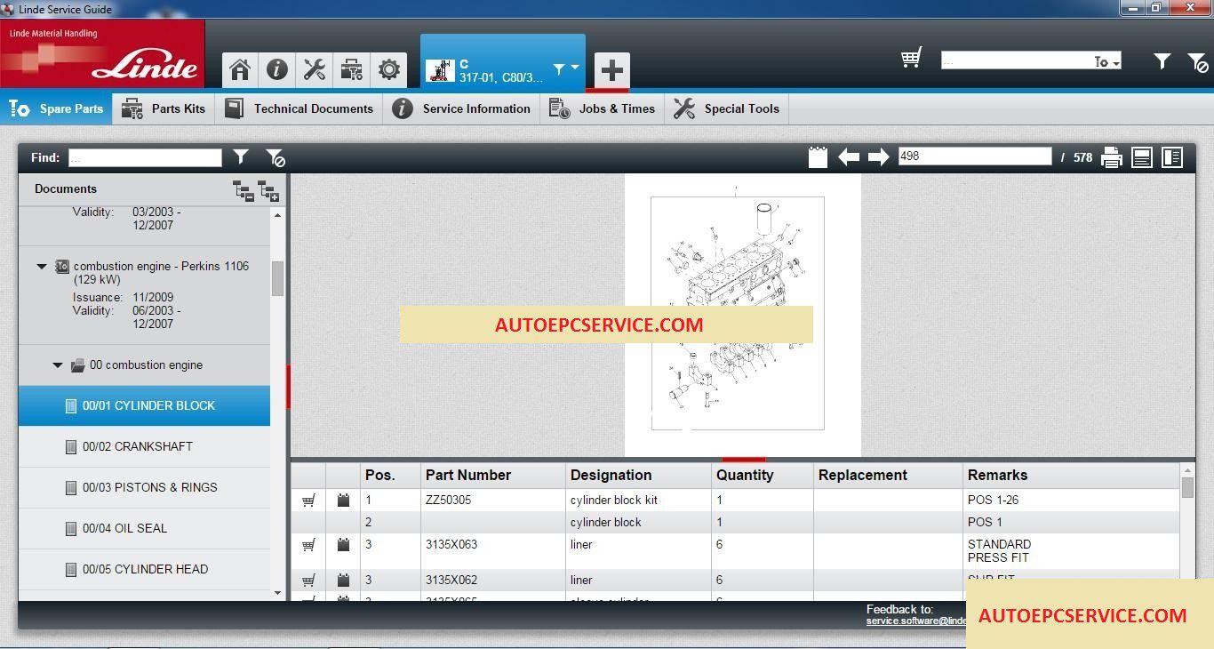 LINDE Service Guide LSG v.5.1.13 [08.2016] English How To Install Setting Guide