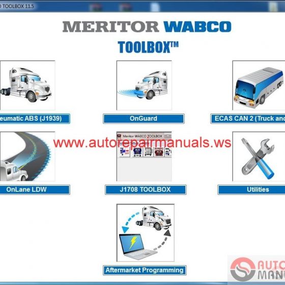 Meritor WABCO TOOLBOX 12.2 English [2016] How To Install Setting Guide