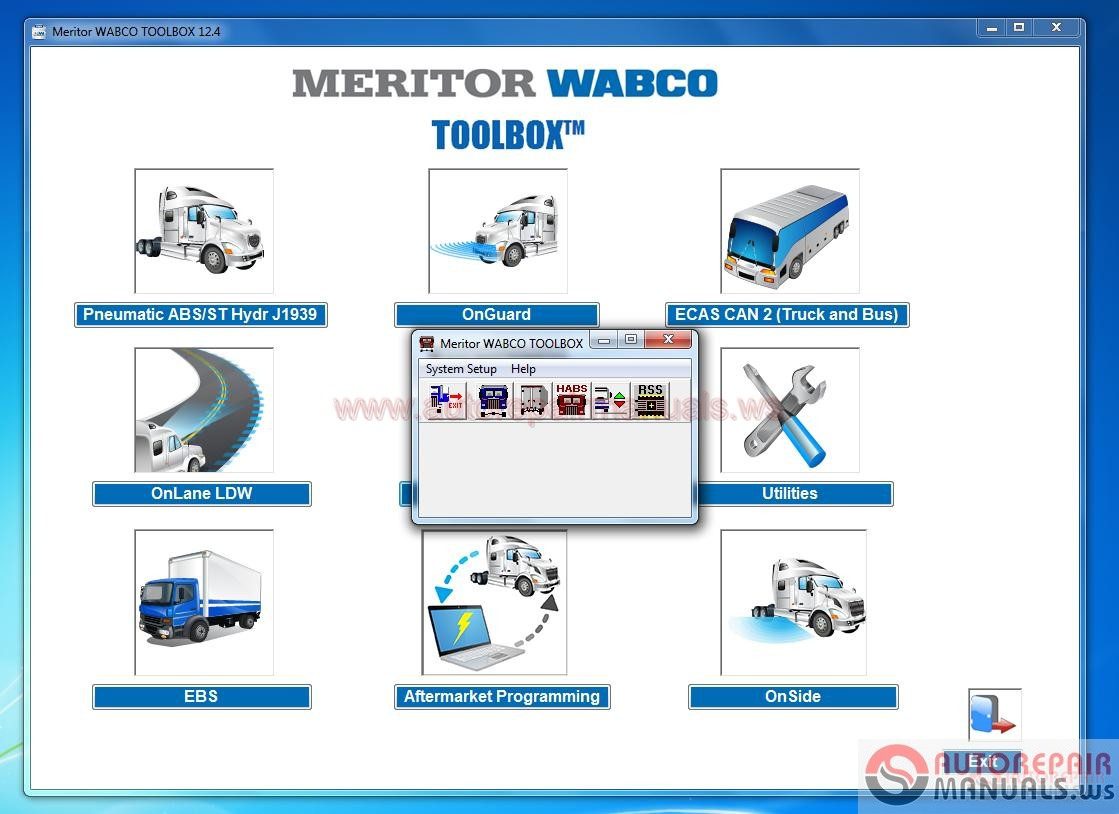 Meritor WABCO TOOLBOX 12.4 English [05.2017] How To Install Setting Guide