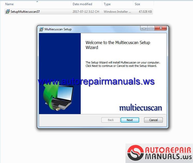 Multiecuscan 3.7 [07.2017] How To Install Setting Guide