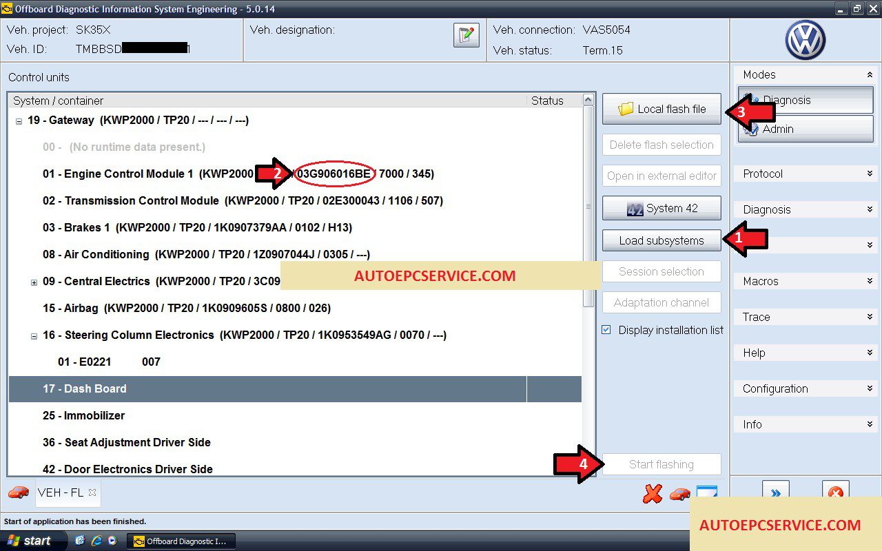 VAS-PC Flash Discs [04.2018] VW/Seat/Skoda/Audi/Bentley/Lamborghini
