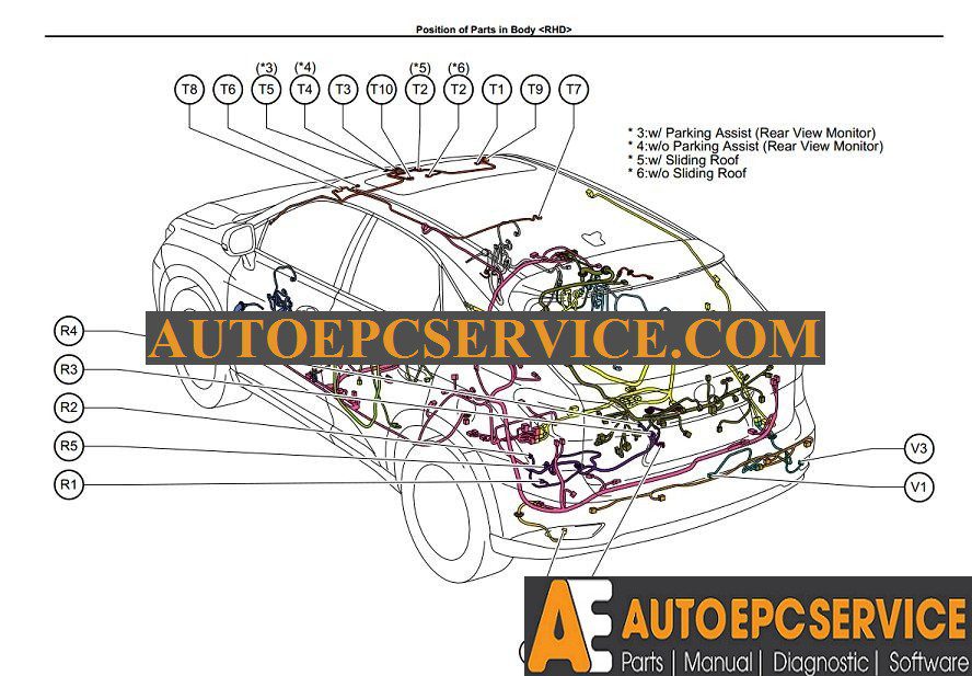 Lexus RX350 Electrical Wiring Diagram Manual EM11W0E_2010