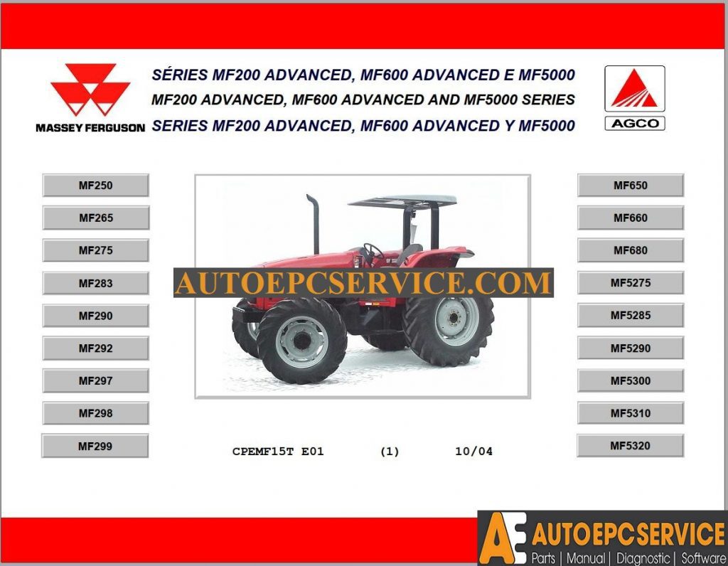 Massey Ferguson Archives - Auto Repair Software-Auto EPC Software-Auto ...