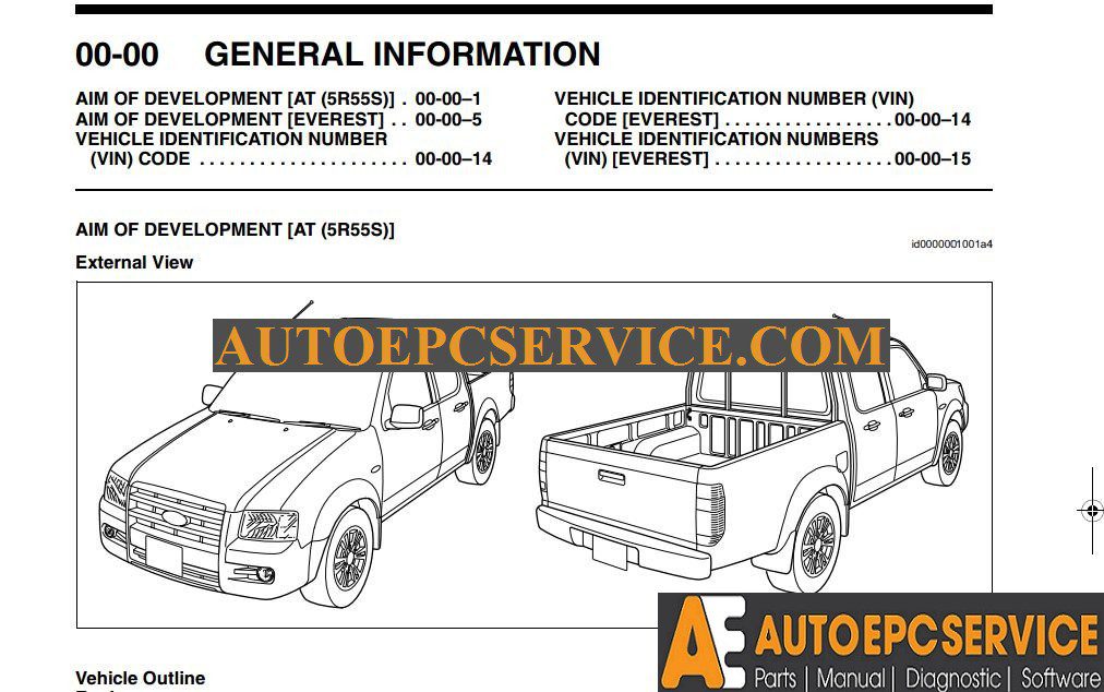 Ford Everest 2006 Workshop Manual