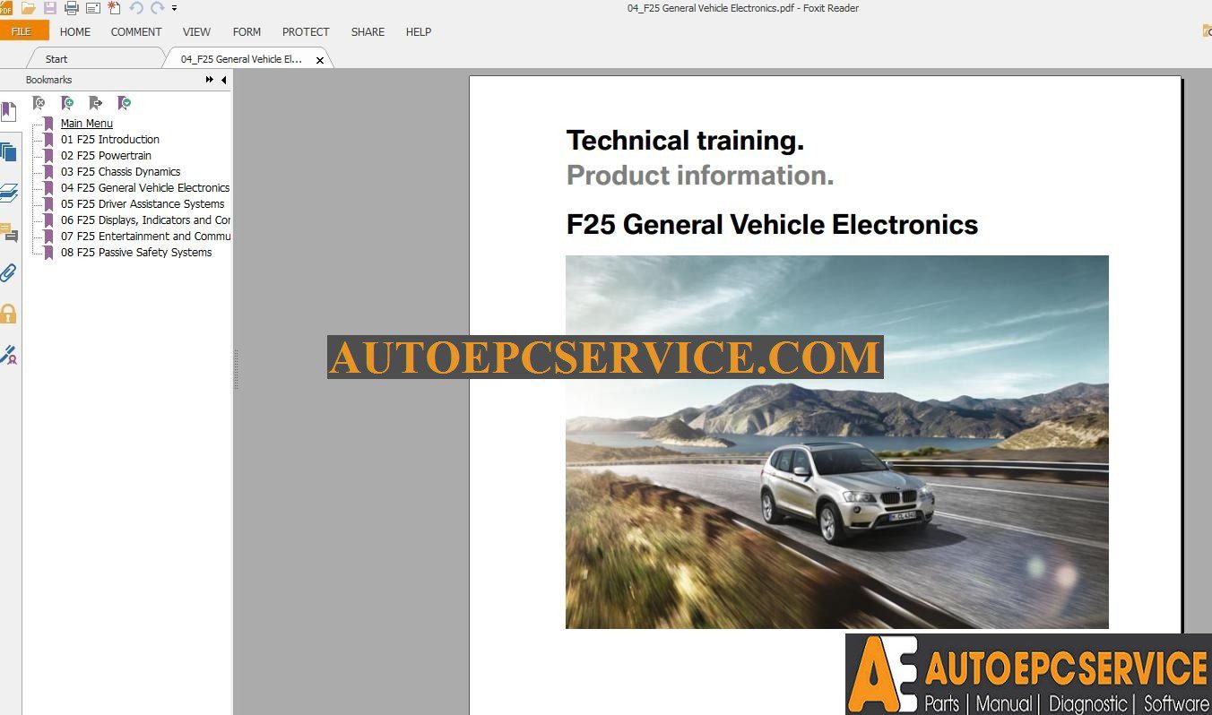 BMW X3 F25 Technical Training