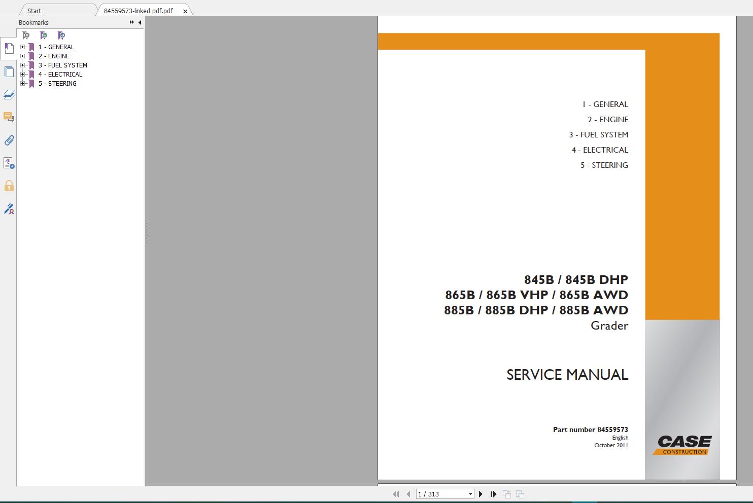 Case Forklift Operators & Service Manual Full DVD