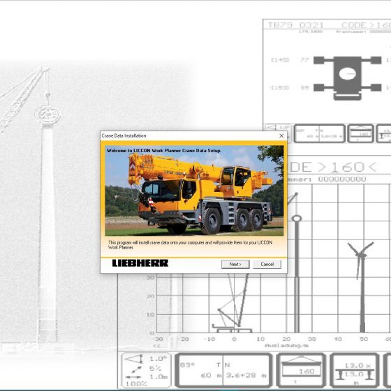 Liebherr Mobile Crane LTM 1130-5.1 045368 LICCON Job Planner Lift ...