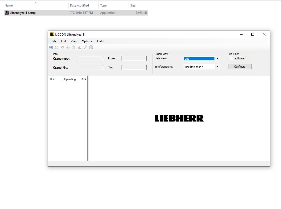 Liebherr Mobile Crane LTM 1150-6.1 068576 LICCON Job Planner Lift ...