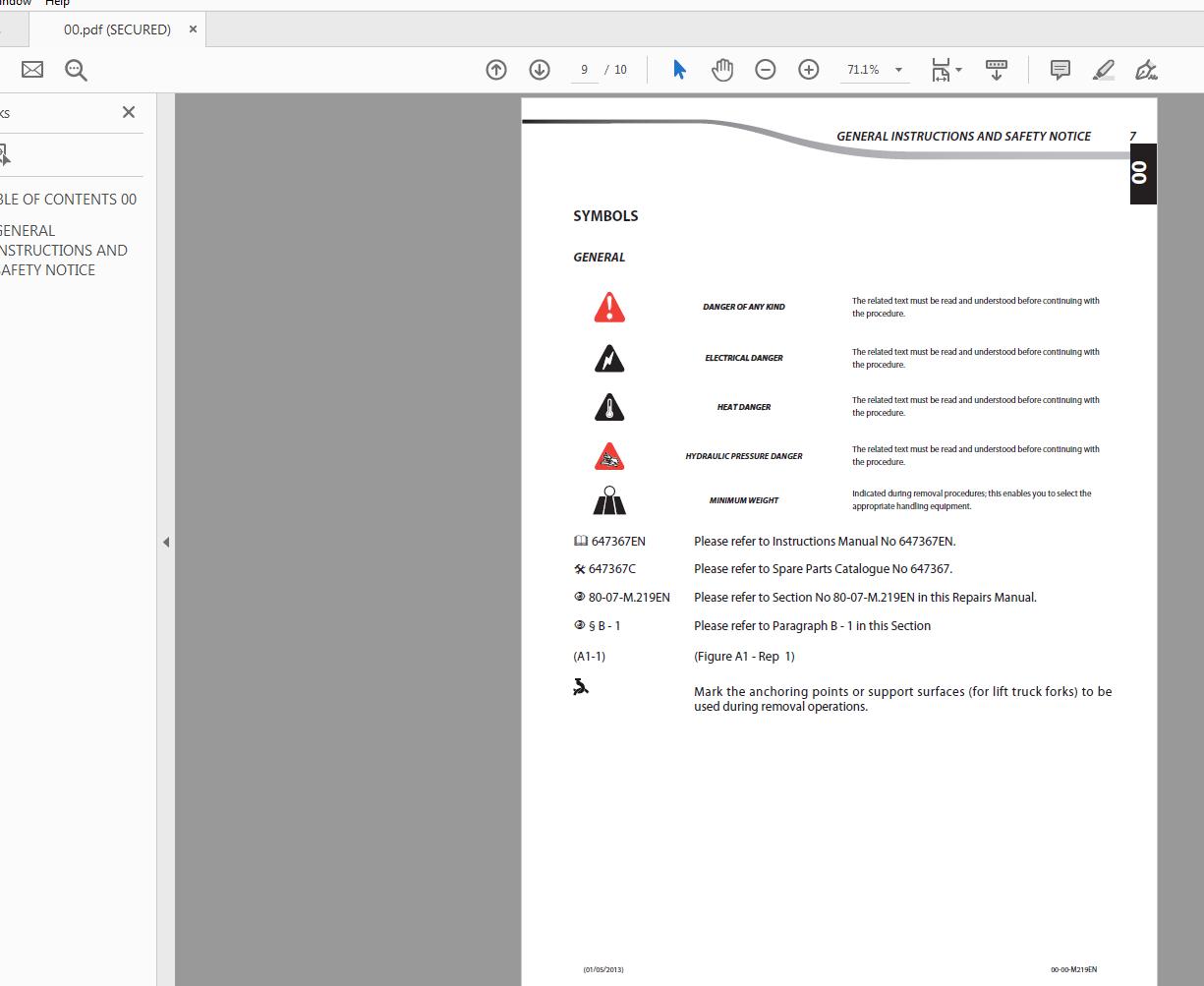 Manitou Aerial Work Platforms 100 SEC 2 120 SEC 2 78 SEC 2 Repair Manual