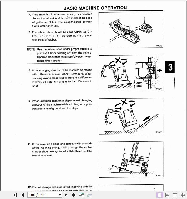 Kobelco Hydraulic Excavator SK30SR-2 SK35SR-2 Tier 4 Operator's Manual