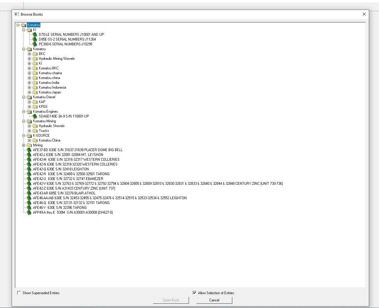 Komatsu EPC Linkone CSS Vewer 5.11 [10.2019]_JAPAN Spare Parts Catalog ...