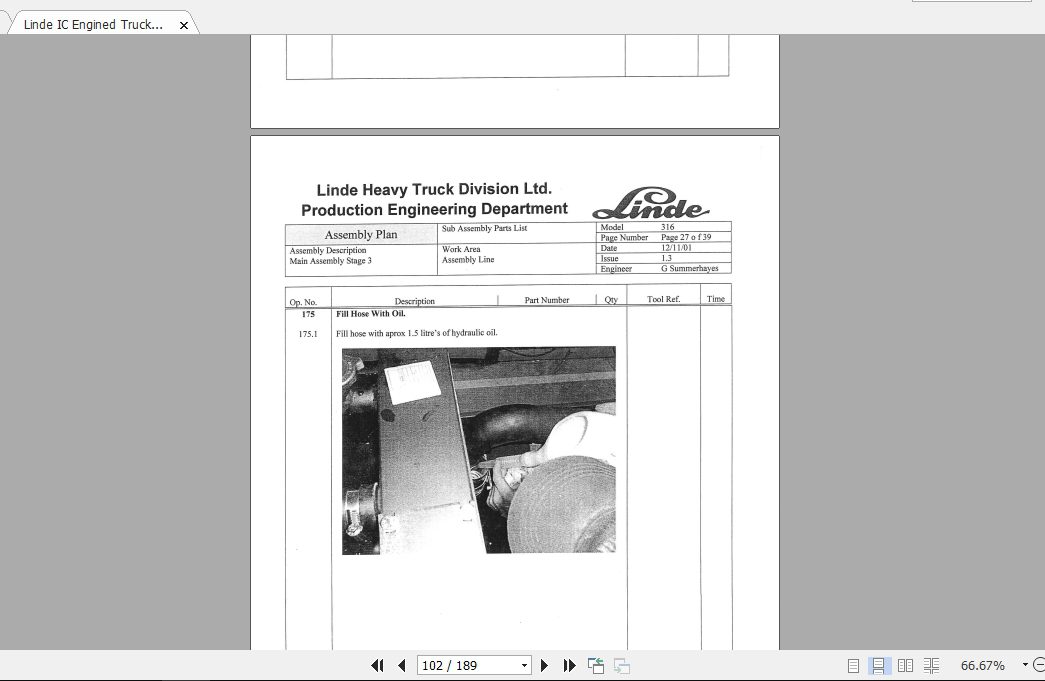 Linde Forklift Series 316_S30,S30W,S40,S40W,S50,S50W,S60,S60W_ST ...