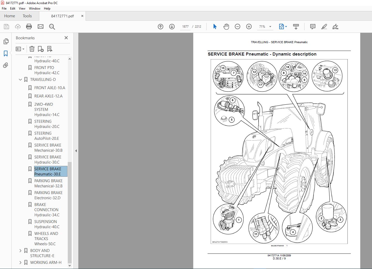 New Holland T7030,T7040,T7050,T7060,T7070 Auto Command CVT Tractor ...