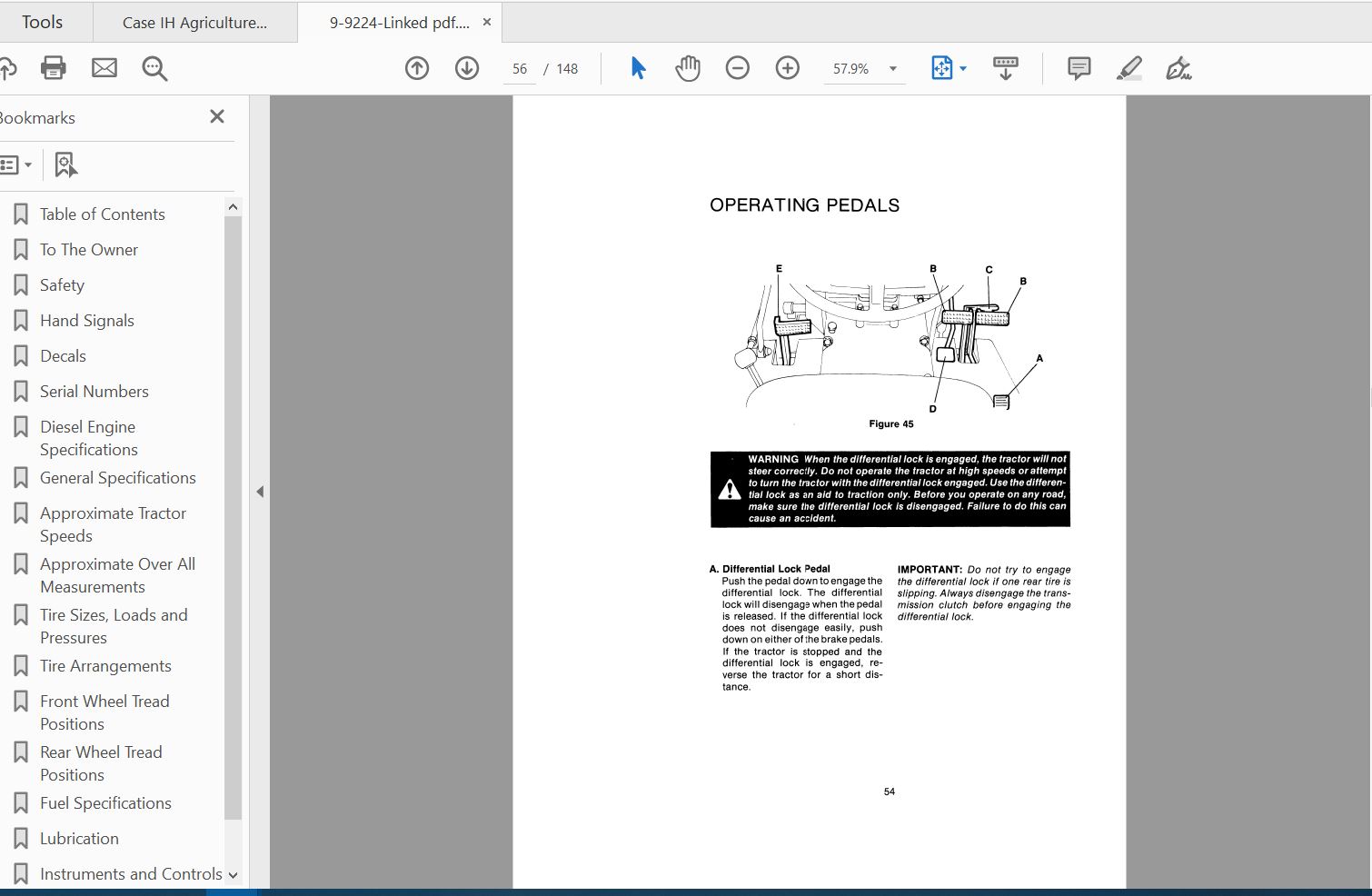 Case IH Tractor 1290-1390 Operator's Manual_9-9224