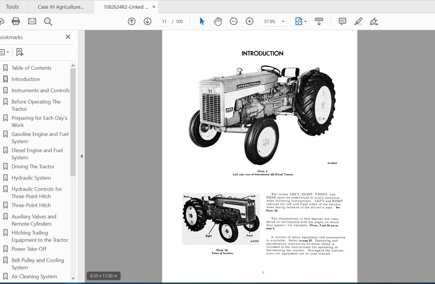 Case IH Tractor 424 Operator's Manual_1082624R2
