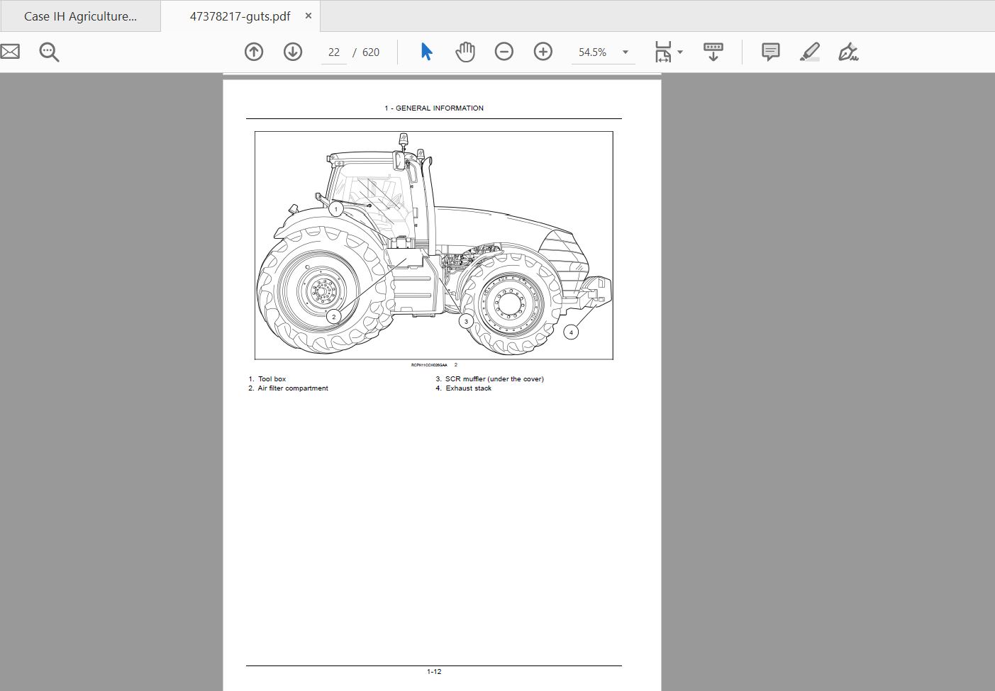 Case IH Tractor Magnum 235, 260, 290, 315, 340 Tier 4 Operator's Manual ...