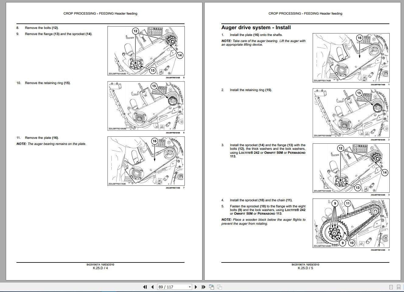 New Holland 270FP, 280FP, 290FP Service Manual_84291967A