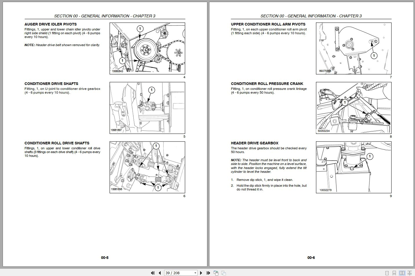 New Holland 750HD,770HD Disc Auger Header Service Manual_84207373