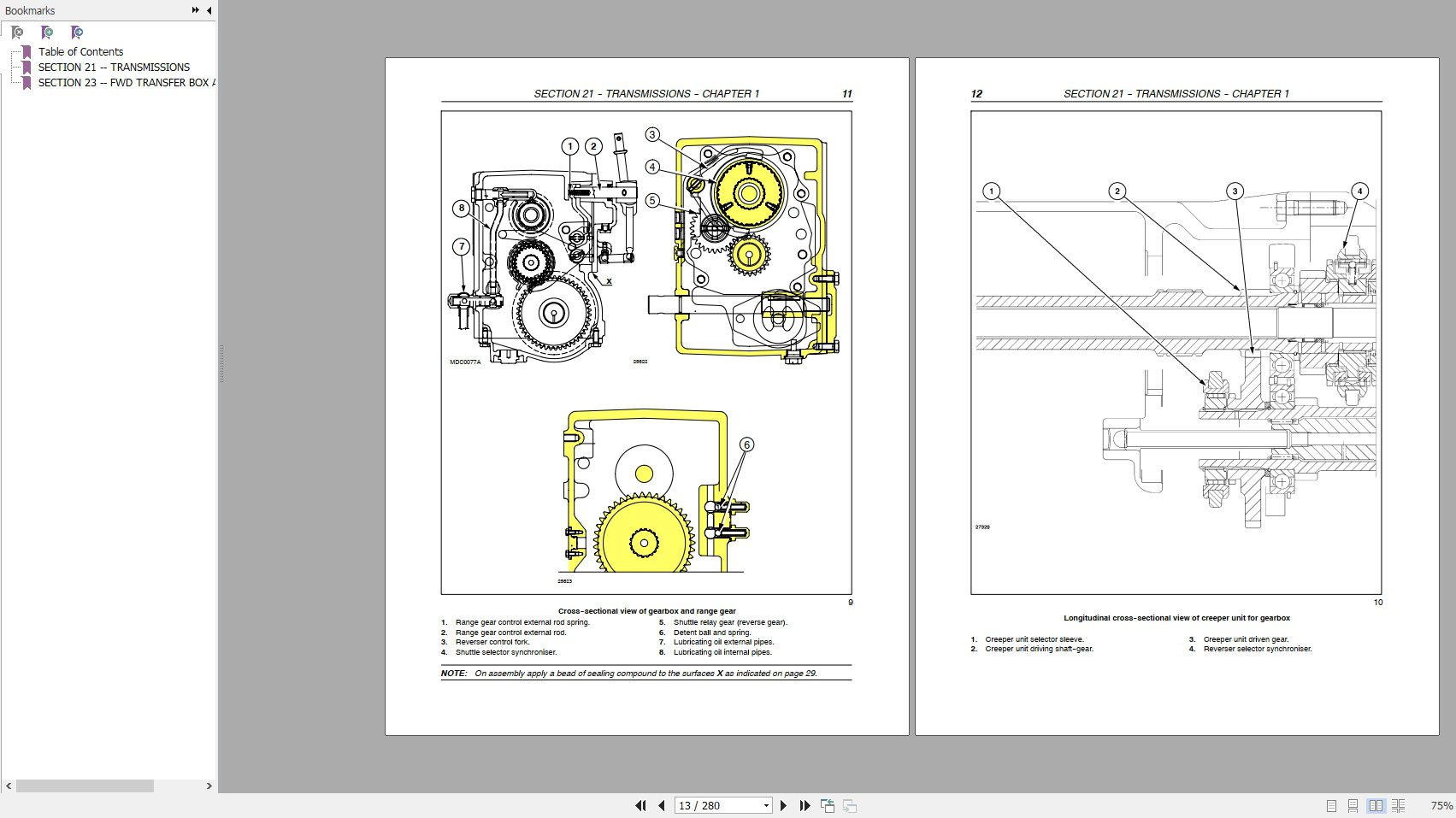 New Holland Tractor TN60VA, TN75VA,TN95VA Service Manual