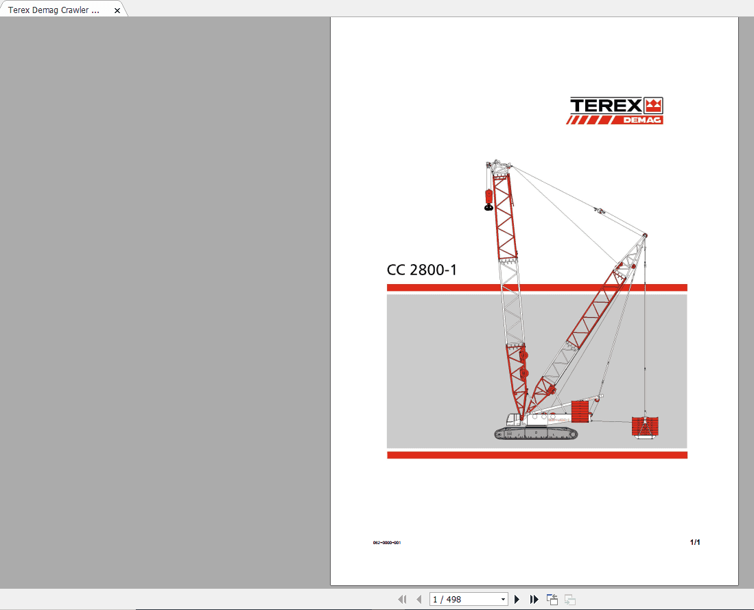 Terex Demag CC2800-1 Operation & Maintenance Manual_Technical Training_Hydraulic