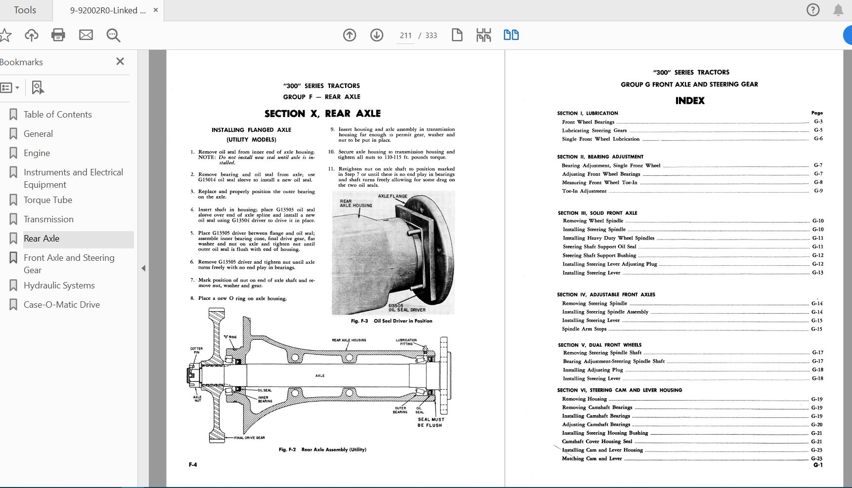 Case IH Tractor 300,300B,400B COMPLETE Service Manual_9-92002