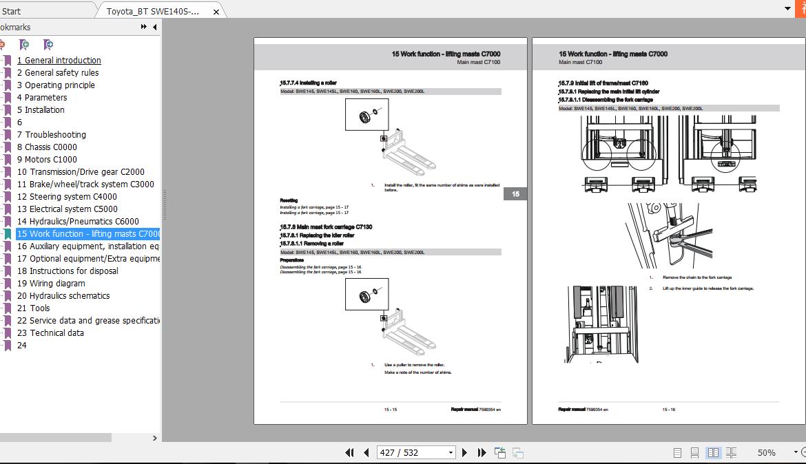 Toyota_BT SWE140S-145-145L-160-160L-200-200L 7590354-040 Repair Manual_2015