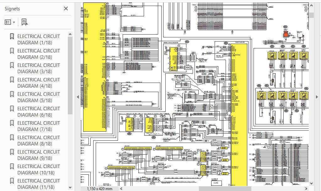 Hitachi Hydraulic Excavator EX8000-7 Operator Manual, Part Catalog ...