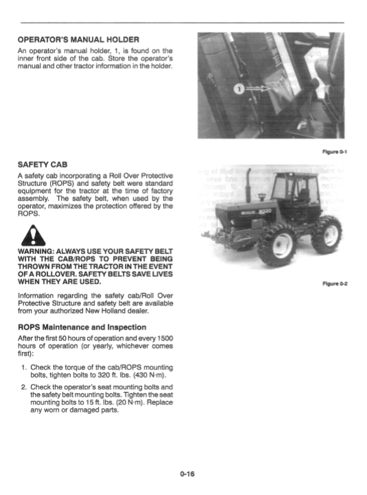 New Holland 9030 9030E Loader Operator's Manual_42901013