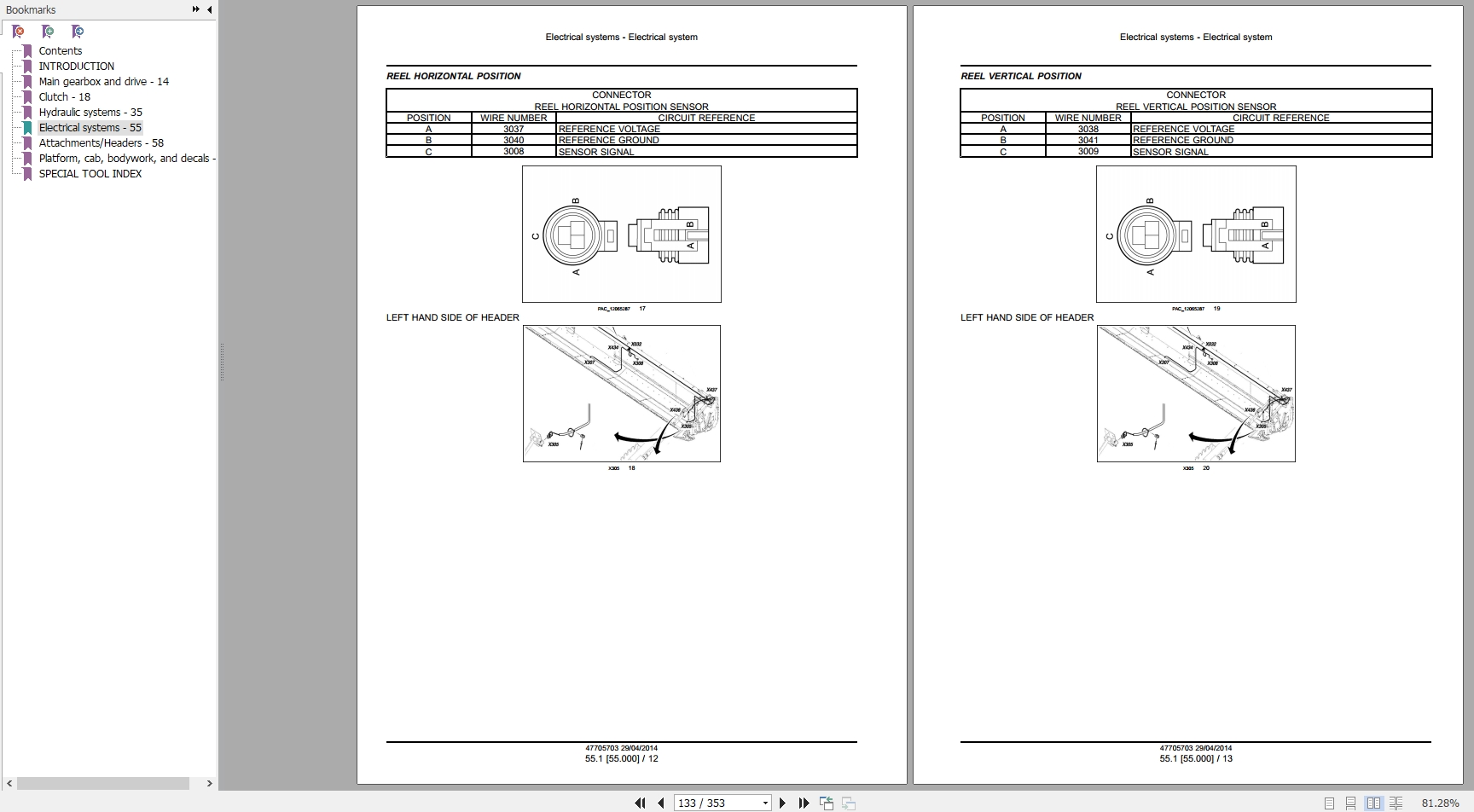 New Holland Grain Header VariFeed 760CG Service Manual_47705703