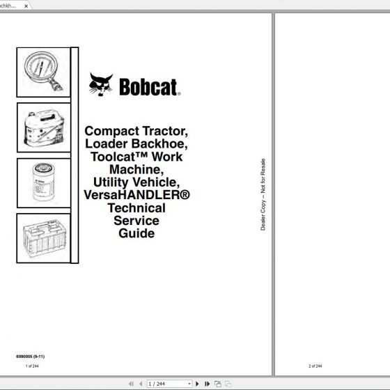 Bobcat Diesel Engine D24 DIPP Service Manual_7270395