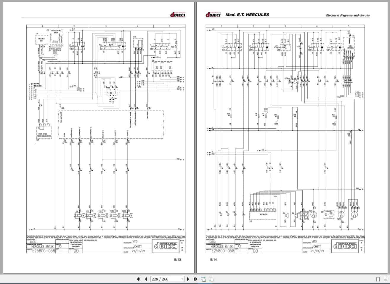 DIECI Telehandler Operation and Maintenance, Part Manual DVD PDF