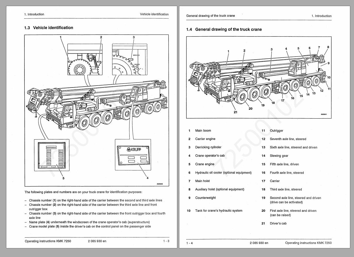 Krupp Crane KMK Collection CD PDF Manual