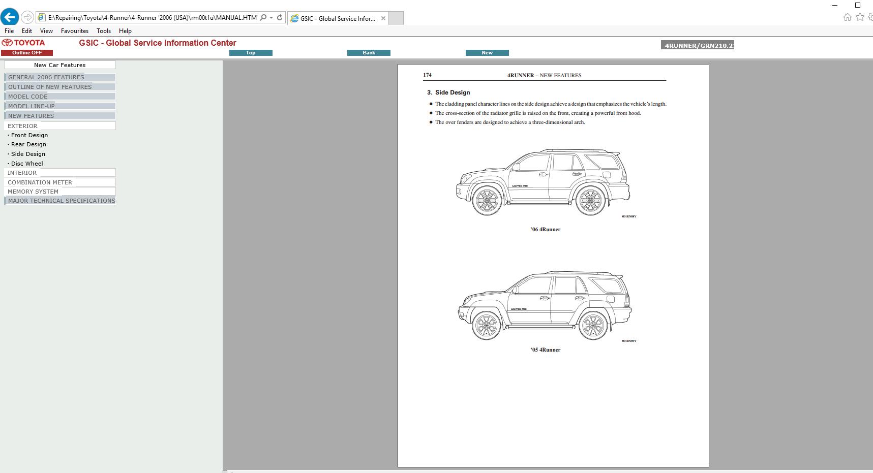 Toyota 4-Runner [2006] Workshop Service Manual