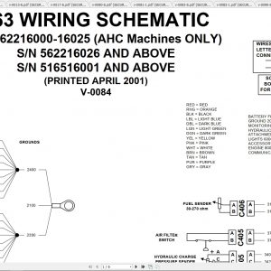 Bobcat Loader A220 Hydraulic & Electrical Schematic
