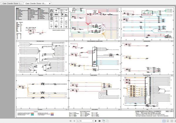 Case Crawler Dozer 1650M Electrical Schematic