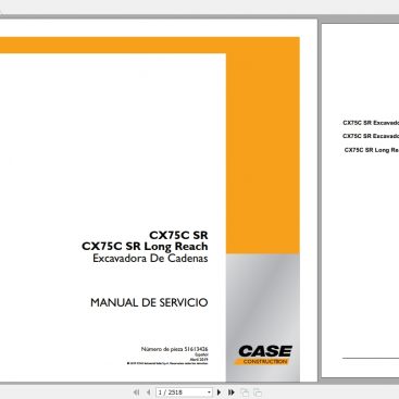 Case Mini Excavator CX80C Service Manual_47575339A_ES