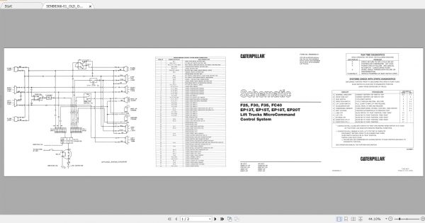Caterpillar Lift Truck FC40 Service Manuals