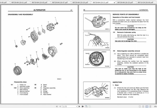 Caterpillar Lift Truck GP35 MC Service Manuals
