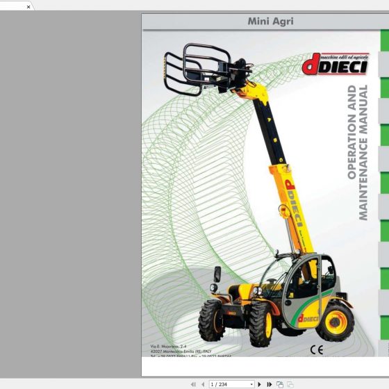 DIECI Hercules Operation & Maintenance Manual_AXH1139