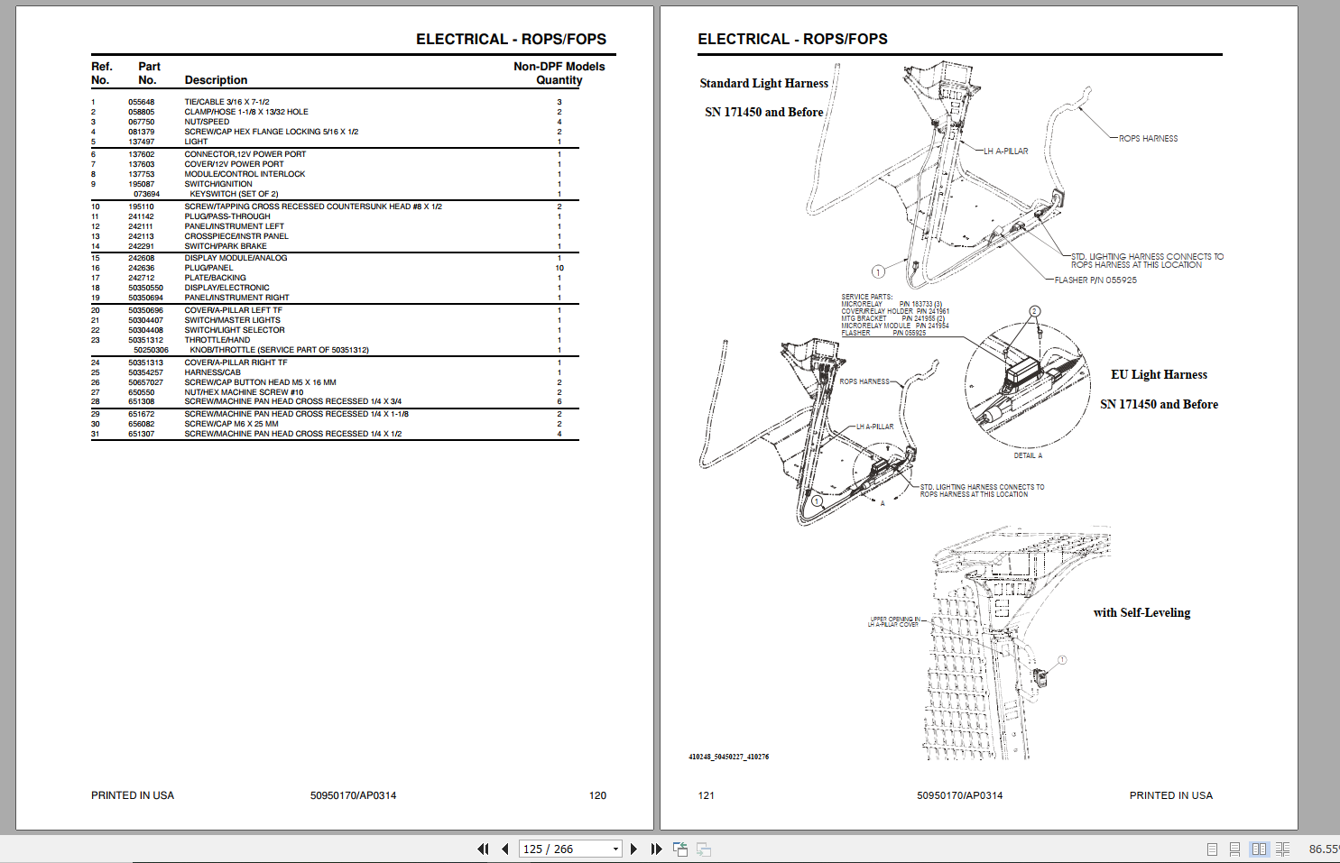 GEHL Skid-Steer Loader R190(EU)(X-Series) Parts Manual