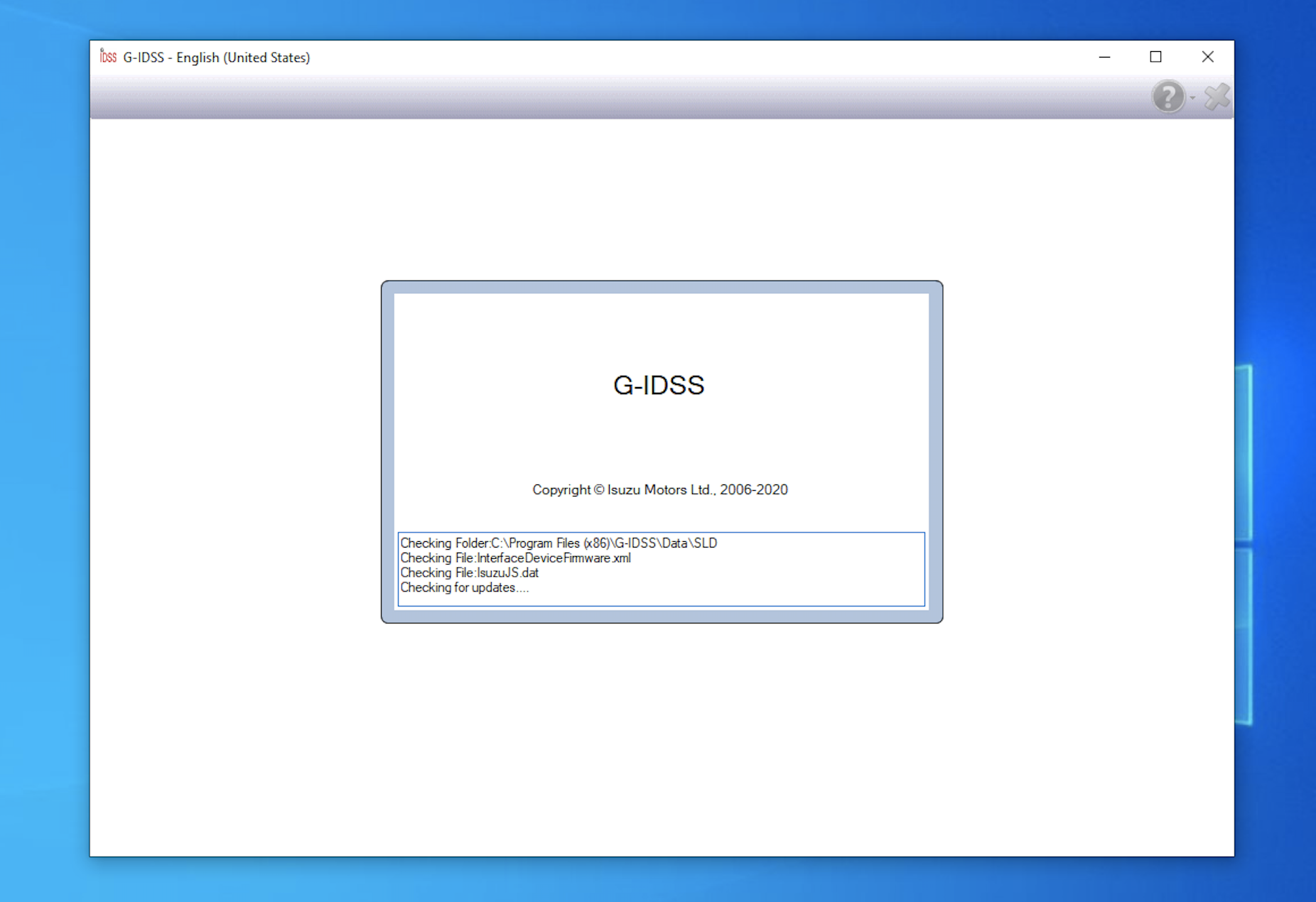 Isuzu G-IDSS Diagnostic Service System [08.2020] Release Full