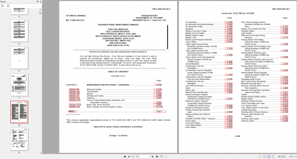 John Deere Backhoe Loader JD410 Maintenance & Technical Manual_EN