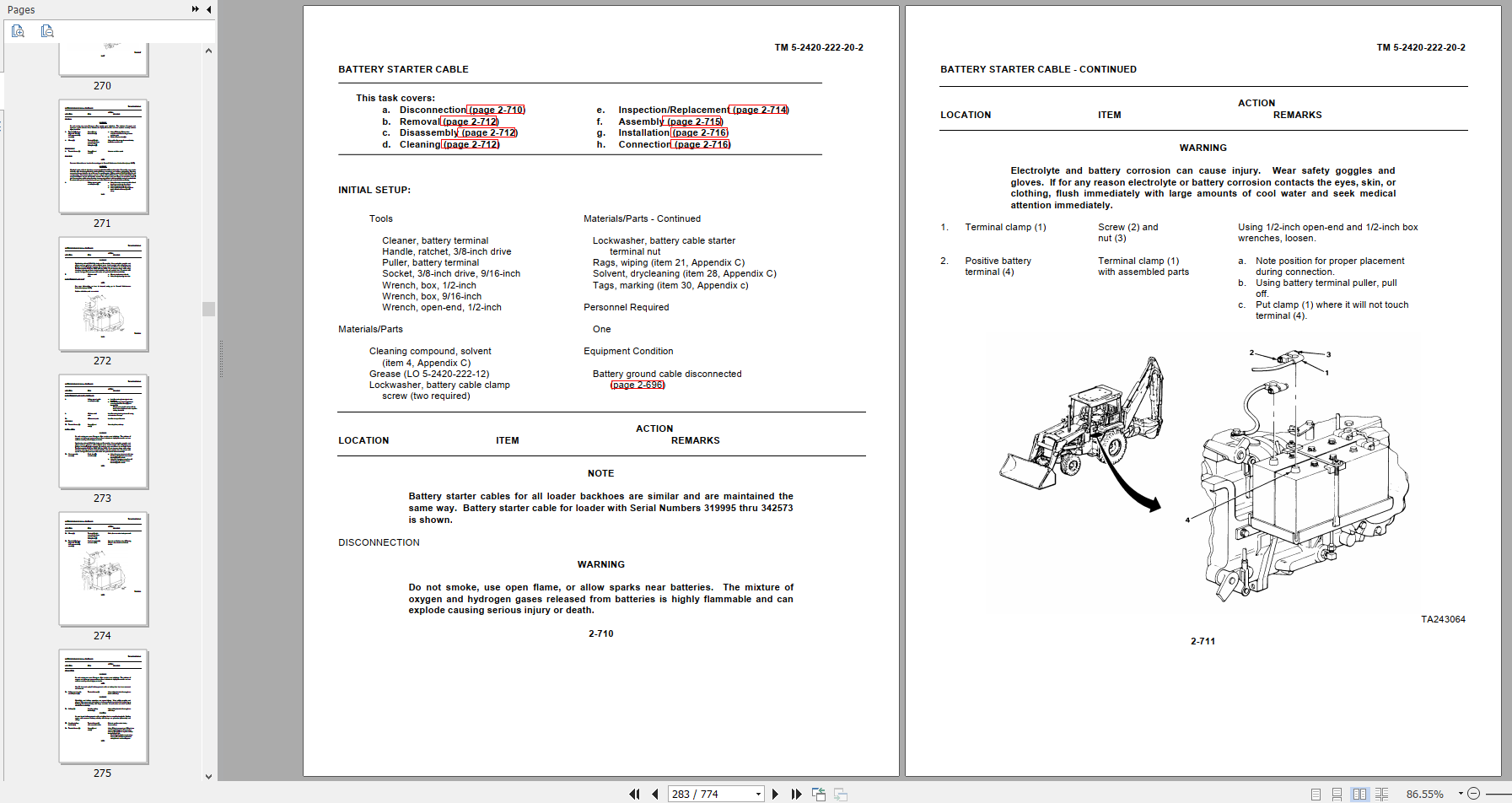 John Deere Backhoe Loader JD410 Maintenance & Technical Manual_EN